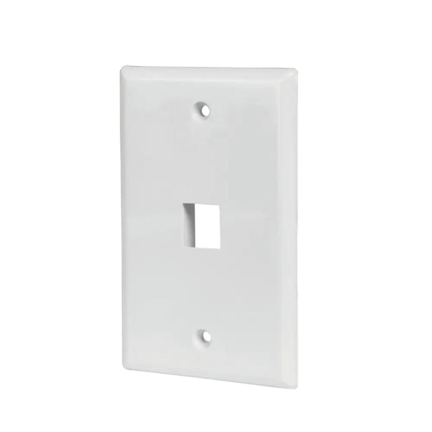 1 Port Keystone Wall Plate for RJ45 RJ11 RJ12 RCA F-Type Jack HDMI-USB ...