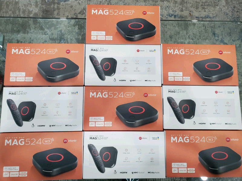 INFOMIR MAG 524w3 4K WIFI SET TOP BOX ( 1 BOX 10 UNITS ) – Angel ...