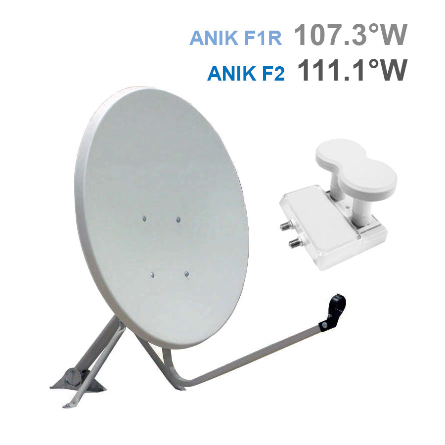 Star Choice Compatible 36 in 90 cm Satellite Dish with Dual-Output ...